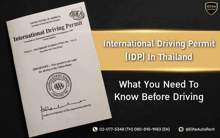 International Driving Permit (IDP) in Thailand